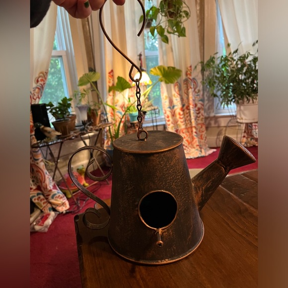 Other | Copper Watering Can Bird House | Poshmark